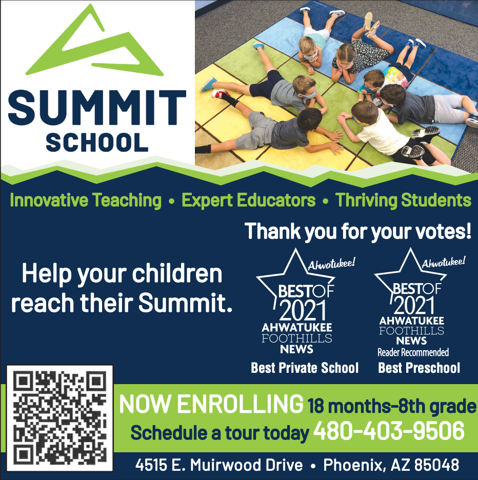 Summit School is voted Best of Ahwatukee Private School | Summit School